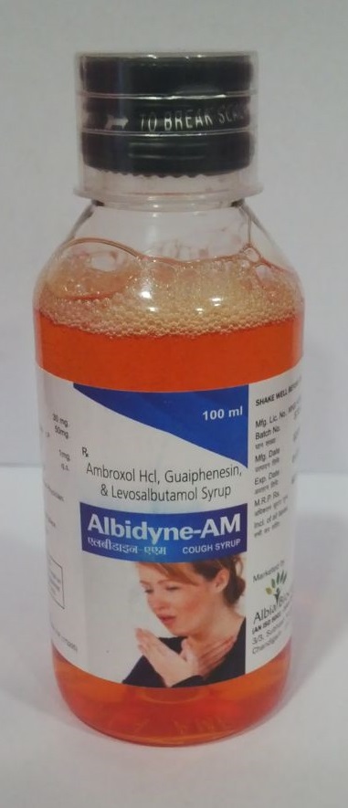 ALBIDYNE-AM SYP. | Ambroxol 30mg + Levosalbutamol 1mg + Guiphenesin ...
