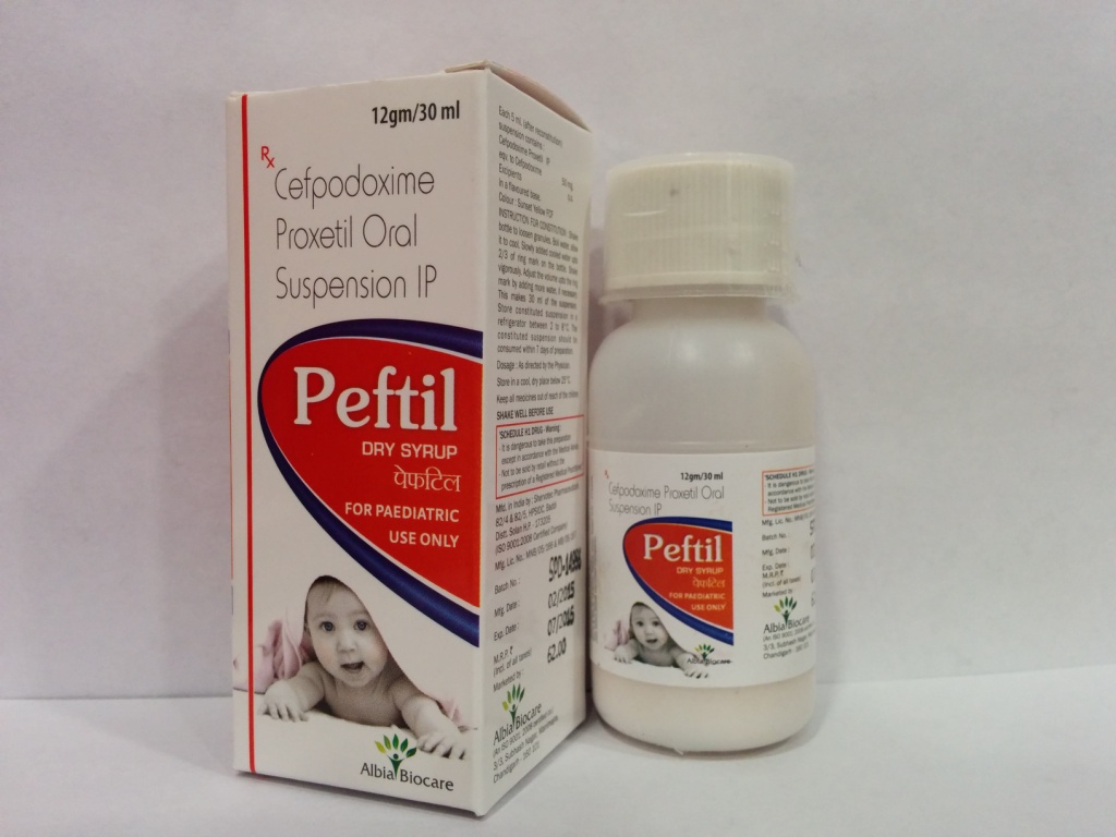 PEFTIL DRY SYP | Cefpodoxime 50mg (per 5 ml)
